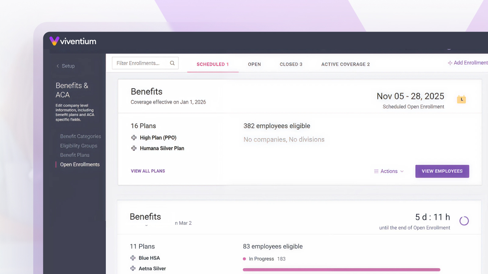 Viventium Benefits Administration